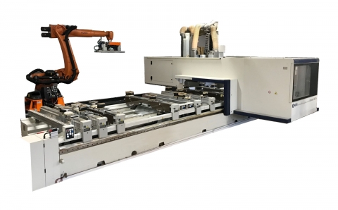 Robotizace horizontálních CNC | panas.cz